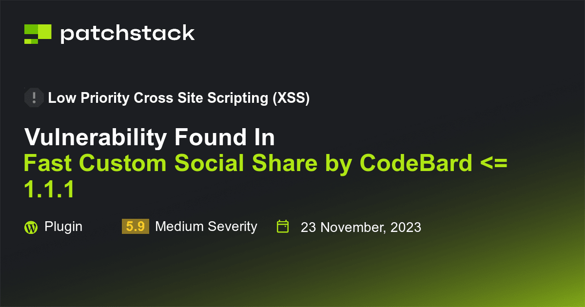WordPress Fast Custom Social Share by CodeBard plugin
